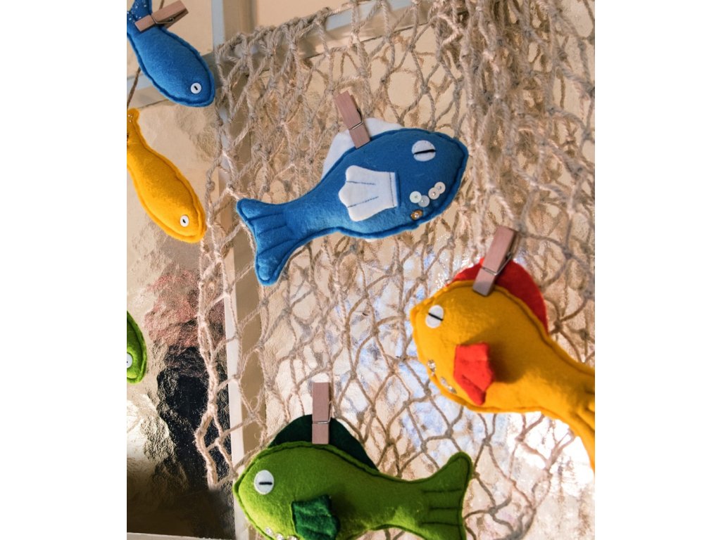 Dekorativní rybářská síť - My kreative.cz - Pro tvoreni.cz